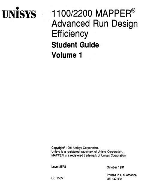 Mapper 35r1 Advanced Vol1 Download Free Pdf Computer Data Storage