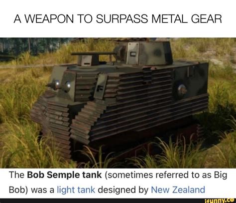 Big Boss More Like Big Bob A Weapon To Surpass Metal Gear The Bob