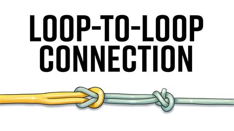 loop to loop connection rigging your tackle youtube