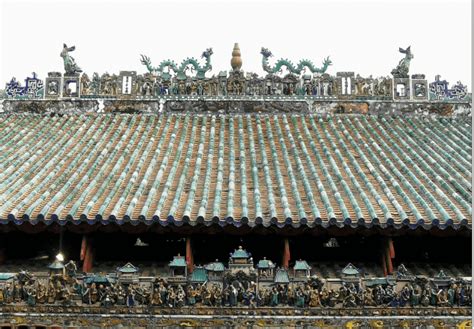 国庆假期各地游客到肇庆德庆龙母祖庙观光游览建筑文化吴帆