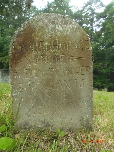 Daniel Horace Coppinger 1894 1894 Mémorial Find A Grave
