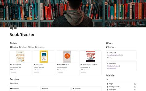 Book Tracker Template By Yael M Notion Marketplace