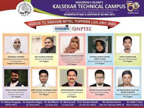 Nptel Local Chapter Kalsekar Technical Campus