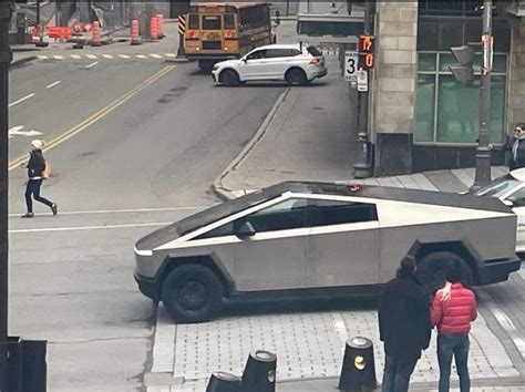 Tesla Cybertruck Spotted In The Wild In Canada