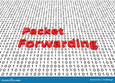 Packet Forwarding Stock Illustration Illustration Of Internet 97272325