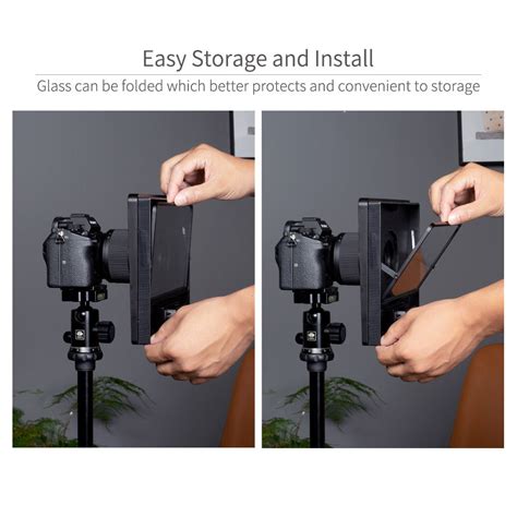 FEELWORLD TP10 Portable 10" Folding Up 11" Phone Tablet Teleprompter ...