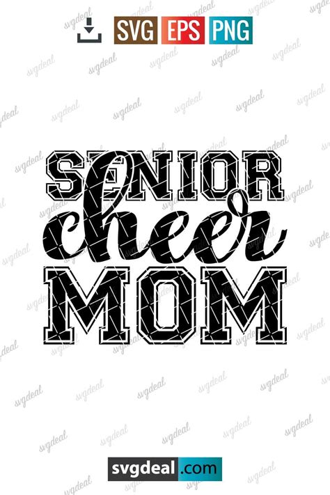 Free Senior Cheer Mom Svg
