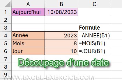 DATE YEAR MONTH DAY Function In Excel
