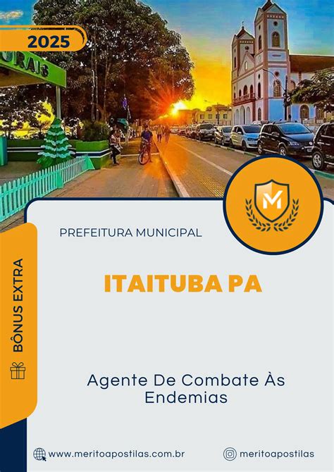 Apostila Agente De Combate Às Endemias Prefeitura De Itaituba Pa 2025