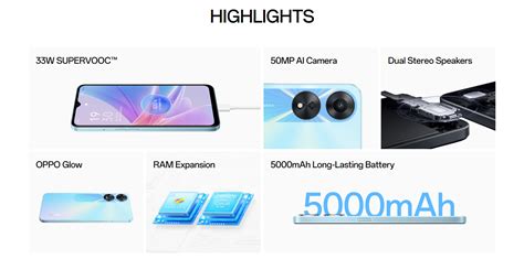 Oppo A78 5g Dual Sim Mobile Phone 6 56 Hd Lcd Display 8gb Ram