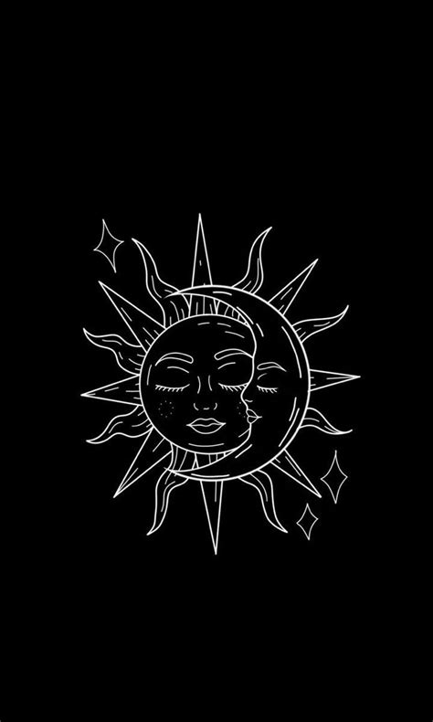 Sol E Lua Tatuagem Do Sol Papel De Parede Hippie Tatuagem De Lua