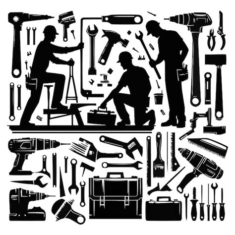 Premium Vector Workers Tools Vector Art