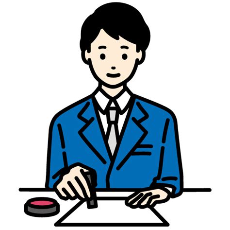 忙しいビジネスマン（男）のイラスト 商用可・フリーイラスト素材集｜ちょうどいいイラスト