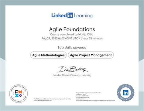 Marija Citic On Linkedin Certificate Of Completion