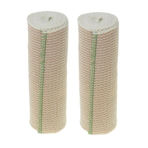 Dealmed 6 Elastic Bandage Wrap With Self Closure Stretched Compression Cotton Polyester Blend