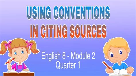 Use Conventions In Citing Sources Worksheets