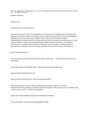 Cs Assignment Unit Docx For This Week S Assignment You Are