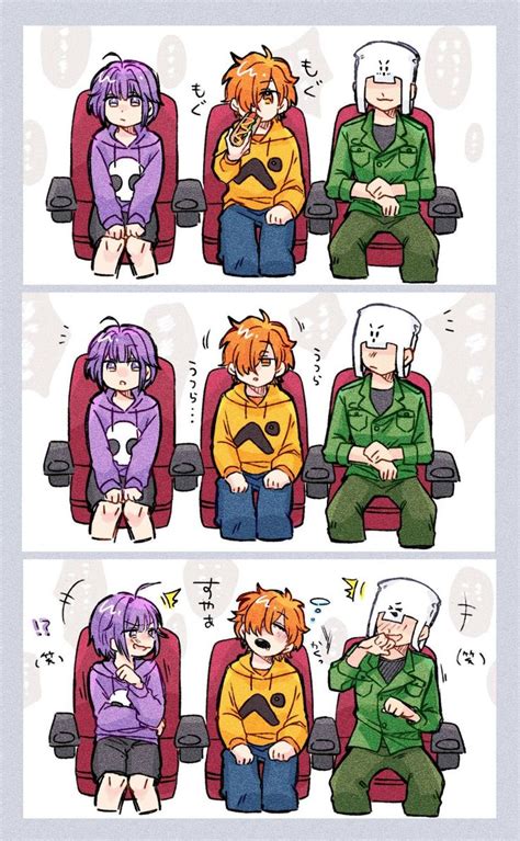 みかさん on Twitter 死神くん ぺいんと 日常組 イラスト