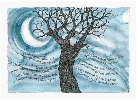 A Poem As Lovely As A Tree Poems Tree Art Tree