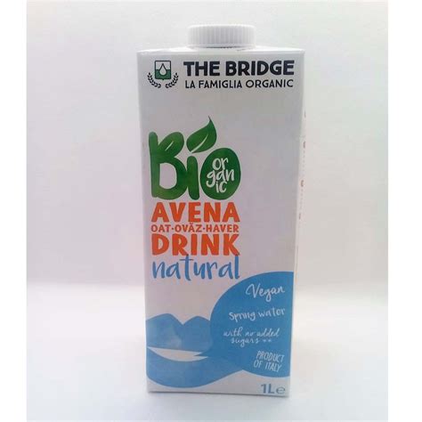 Bebida de Avena Bio sin azucares añadidos