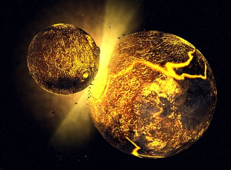 Theia Asteroid Impact