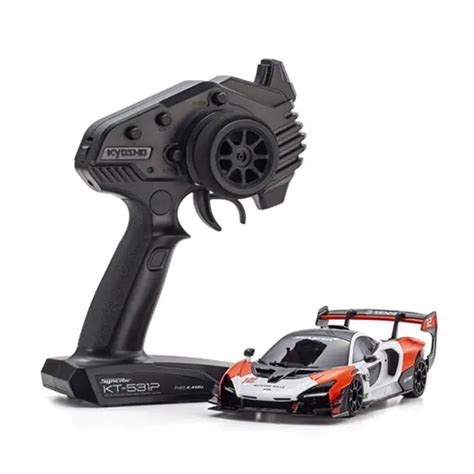 Kyosho Mini Z RWD MR McLaren Senna GTR White Red W KT P Transmitter Readyset RTR Car Kit