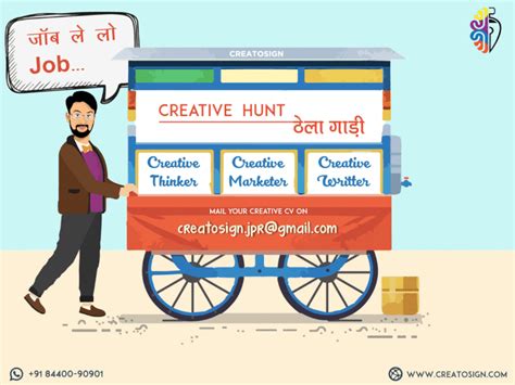 Job Offering  For Creatives By The Karan On Dribbble