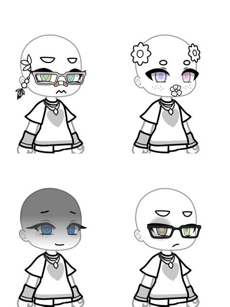 Gacha Face Ideas 1 в 2023 г Милые рисунки Арт челлендж Изображения