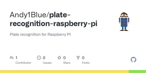 Github Andy1blueplate Recognition Raspberry Pi Plate Recognition