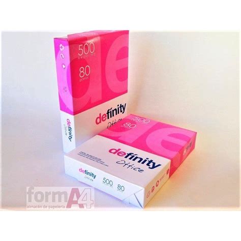 Papel Multifuncion Definity A4 80gr P 500h