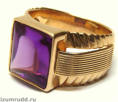 Мужской золотой перстень 583 пробы, СССР