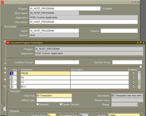 How To Send Mail Thru Oracle Host Program