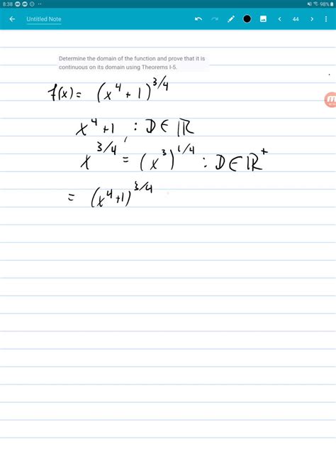 Solveddetermine The Domain Of The Function And Prove That It Is