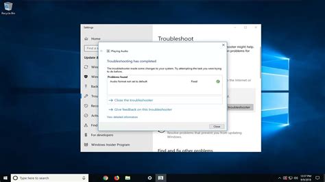פתרון לבעיות צליל ב Windows 10 Youtube