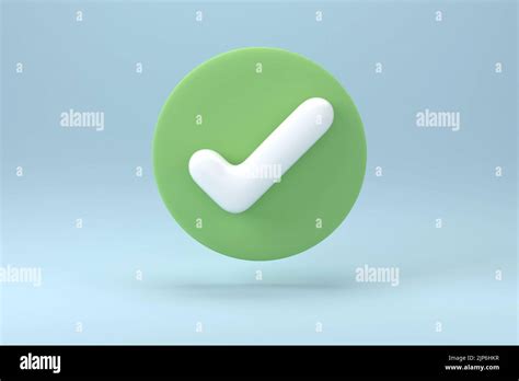 Tick Box Icon 3d
