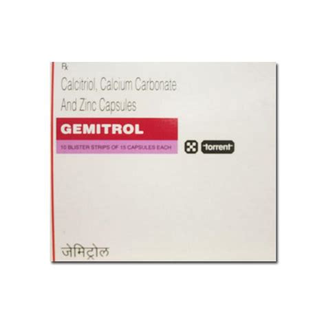 Buy Gemitrol Capsule (15 Cap) in Wholesale Price Online | B2B ...