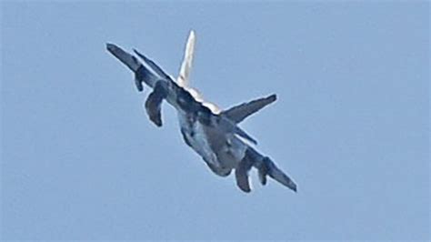 F 22 Spotted With New Stealth Wing Tanks Infrared Sensor Pods