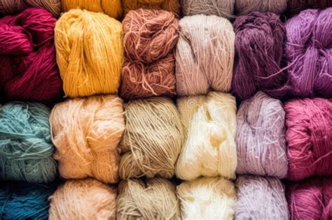 An Array Of Different Types Of Wool Fibers Stock Illustration Illustration Of Variety