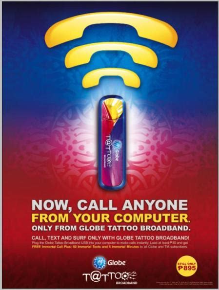 Globe Tattoo Broadband Now Allows You To Call Anyone From Your Computer