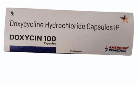 Doxycycline Hydrochloride Capsules 100mg At Rs 35 Stripe In Nagpur ID 2852179466988
