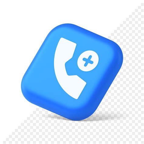 Premium Psd Phone Call Add Contact Communication Button Voice