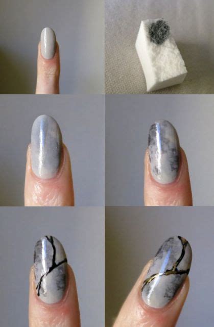 Unhas marmorizadas Ideias lindas e várias formas de como fazer