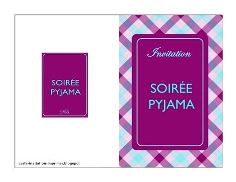 Invitation Soirée Pyjama Fille 10 Ans Invitation Anniversaire Fille
