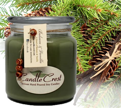 Balsam And Vanilla Soy Candles Candle Crest Soy Candles Inc