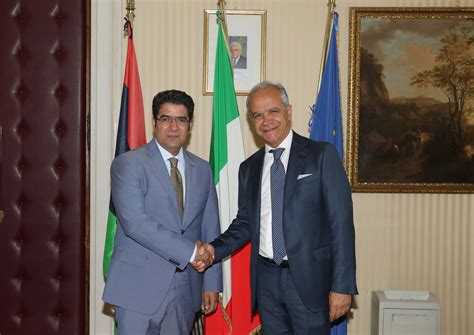 Viminale Incontro Con Lambasciatore Libico Omar Al Tarhouni