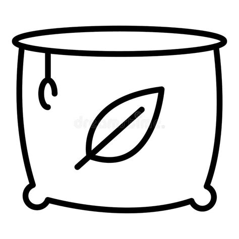 Farm Cauldron Icon Outline Style Stock Vector Illustration Of Food