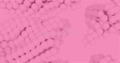 Pulsating Rows Of Pink Balls Stock Illustration Illustration Of Ball