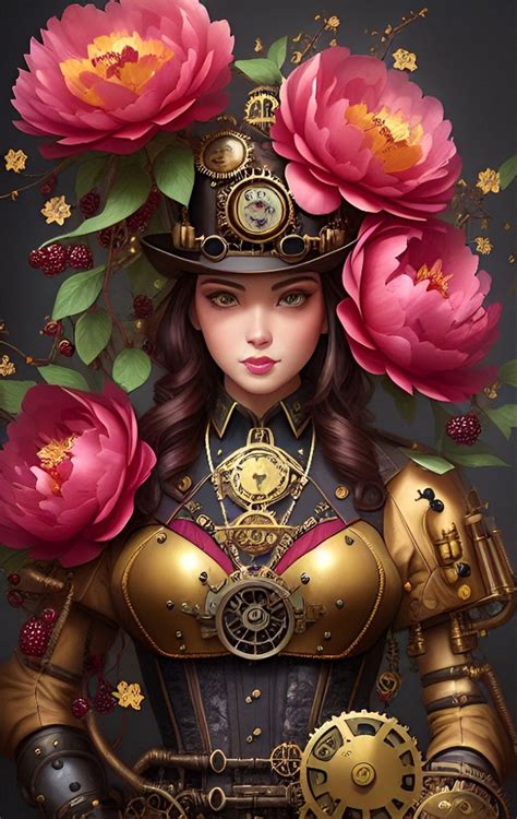 Пазл «Девушка в стиле стимпанк из 228 элементов Собрать онлайн пазл №285920