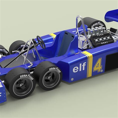 The Tyrrell P34 Six Wheeler Cgtrader