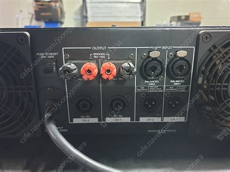 Inter M 파워앰프 M2000 1000w X 2 오디오 홈시어터 중고나라